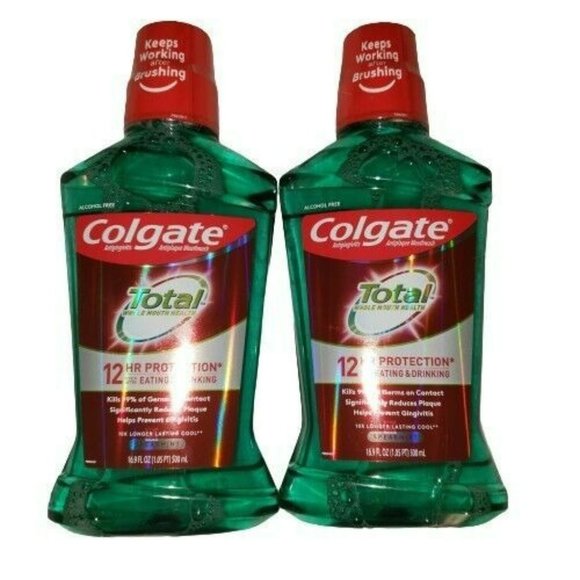 Colgate | Bath | 2x Colgate Total Proshield Alcohol Free Antibacterial ...